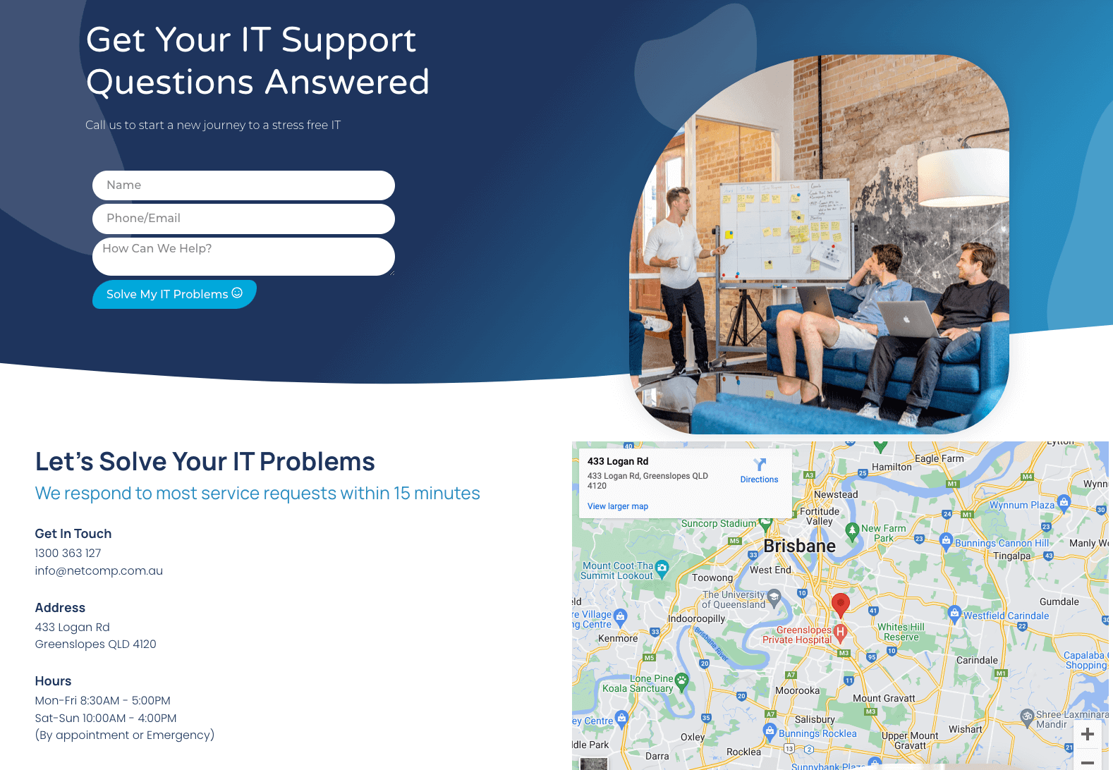 Contact Us - Managed IT Services